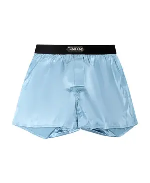 TOM FORD Logo-waistband Stretched Satin Boxers - No