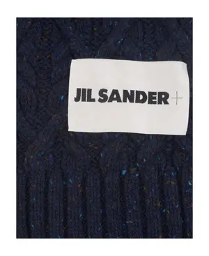 JIL SANDER Cable-knit Scarf