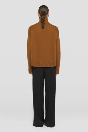 JIL SANDER High-neck Ribbed Sweater