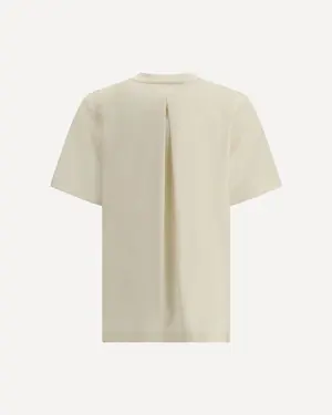 Moncler Logo Patch Crewneck T-shirt - White