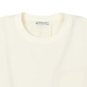 Moncler Logo Patch Crewneck T-shirt - White