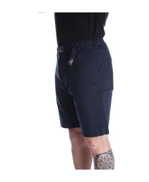 Woolrich Belted Waist Bermuda Shorts - Black