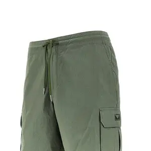 Emporio Armani Cargo Shorts With Drawstring Waist - No