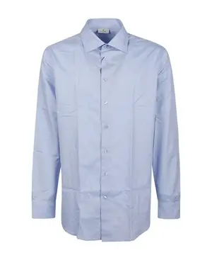Etro Collared Button-up Shirt - Blue