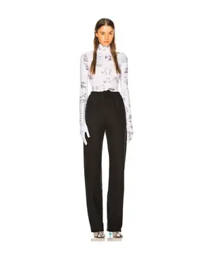 Vetements Hollowed-out Casual Pants