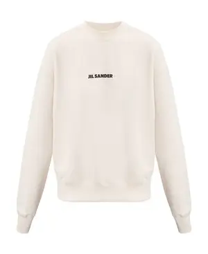 JIL SANDER Logo Printed Crewneck Sweatshirt - No