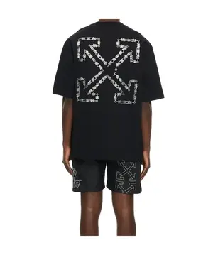 Off-White Chain Arrow Skate T-shirt - Black
