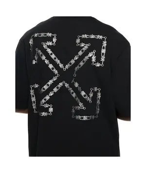 Off-White Chain Arrow Skate T-shirt - Black