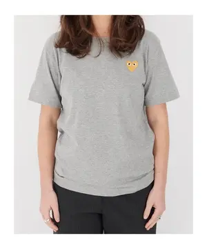 Play Comme Des Garcon Short-sleeved T-shirt - Gray