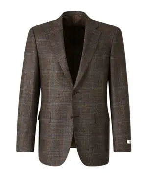 Canali Tailored Plaid Blazer