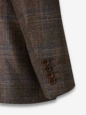 Canali Tailored Plaid Blazer