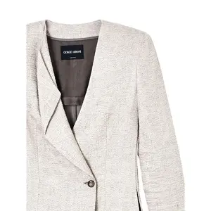 Giorgio Armani Long-sleeved Suit Jacket - Grey