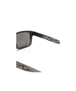 Oakley Holbrook Square-frame Sunglasses With Temple Logo Detail - Gray