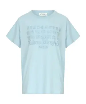MAISON MARGIELA Logo Print Crewneck T-shirt
