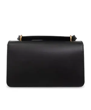 BY MALENE BIRGER Noval Leather Shoulder Bag With Magnetic Buckle - Nude