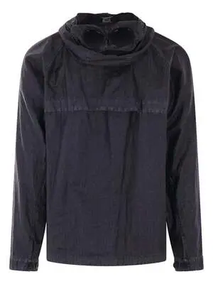 C.P. COMPANY Long Sleeve Hooded Casual Jacket - Black