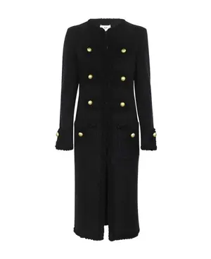 Boutique Moschino Button Detailed Outerwear For Women