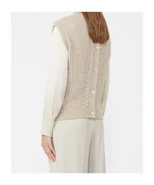 Max Mara Crewneck Knitted Vest