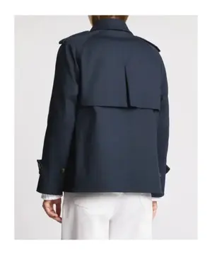 FAY Cape-style Short Jacket - Blue