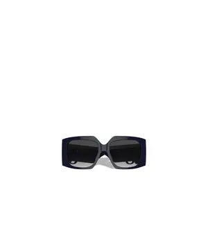 JIMMY CHOO Square Frame Sunglasses - Black