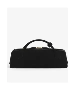 Alaïa Teckel Zipped Clutch Bag - Black
