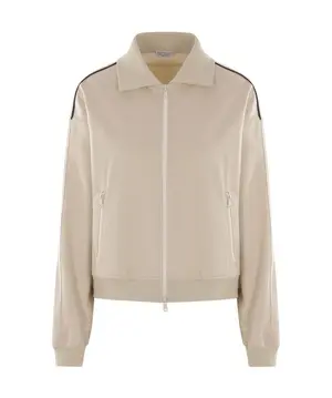 Brunello Cucinelli Couture Interlock Zipped Sweatshirt