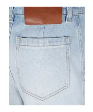 Victoria Beckham Patch-pocket Straight Leg Jeans