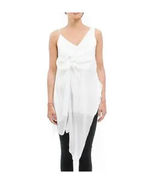MARC LE BIHAN Pleated Detail Sling - White