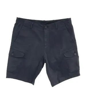 Emporio Armani Logo Decal Cargo Shorts - Black