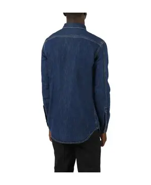Valentino Garavani Buttoned Long-sleeved Denim Shirt