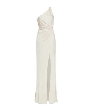 TOM FORD One-shoulder Ruched Evening Gown With High Waist And Slit
