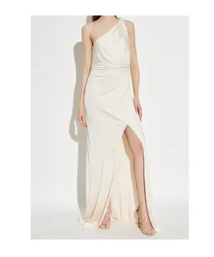 TOM FORD One-shoulder Ruched Evening Gown With High Waist And Slit