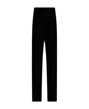 Etro High-waisted Elastic Waist Casual Pants - Black