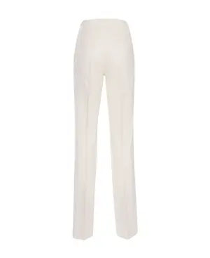 P.a.r.o.s.h Pleated Casual Pants With Belt Ring Design