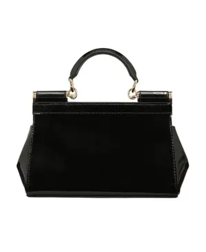 Dolce & Gabbana Sicily Foldover Crossbody Bag - Black