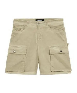 BARROW Cargo Shorts With Logo Detail - Sabbia/sand