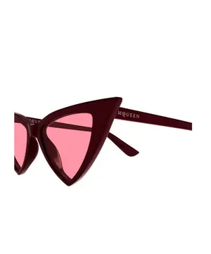 Alexander McQueen Cat Eye Frame Sunglasses