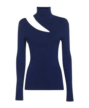 DONDUP Cut-out Turtleneck Knitted Top