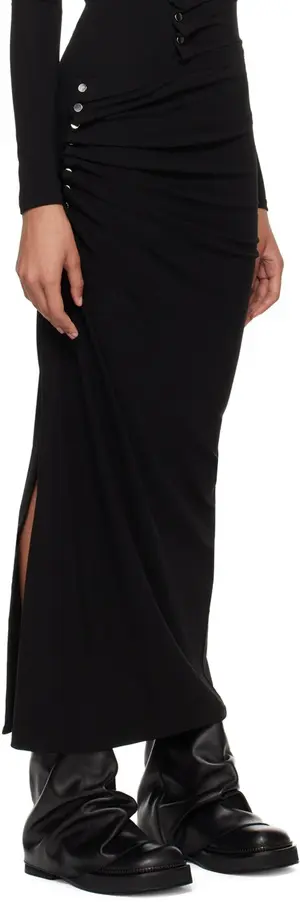 Rabanne Ruched Midi Skirt