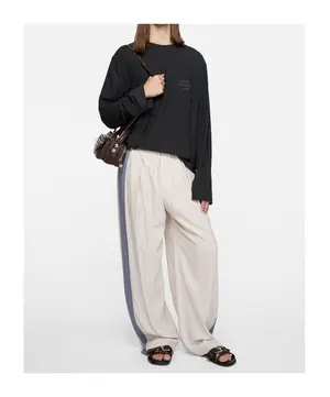 Acne Studios Elasticated Waist Pants With Contrasting Panels