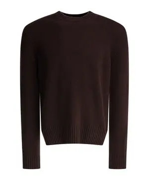 TOM FORD Long-sleeved Crewneck Jumper - Brown
