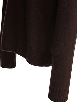 TOM FORD Long-sleeved Crewneck Jumper - Brown