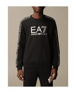 EA7 Printed Logo Pullover Sweater