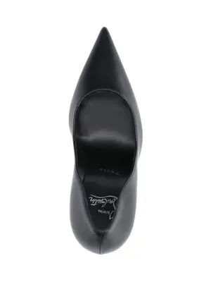 CHRISTIAN LOUBOUTIN Miss Z 100mm Leather Pumps - Black