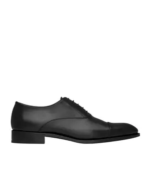 Saint Laurent Adrien Lace-up Oxford Loafers