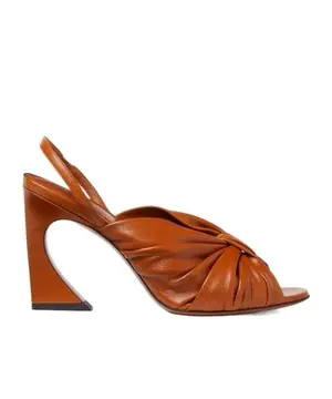 Fendi Gathered Sandals For Women