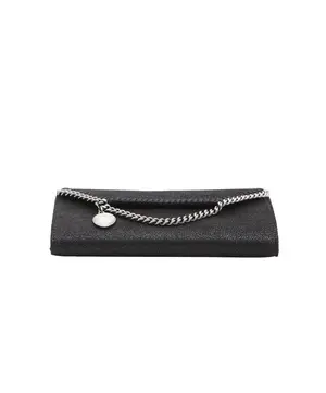Stella McCartney Falabella Chain-linked Wallet - Black