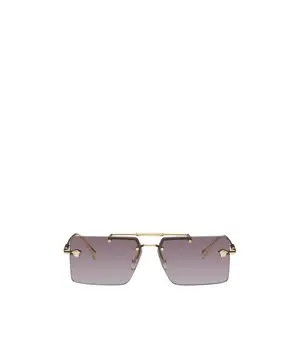 Versace Rimless Sunglasses - Gray