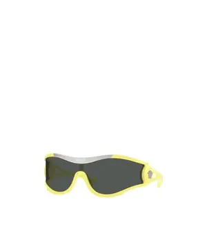 Versace Geometric Frame Sunglasses - Black