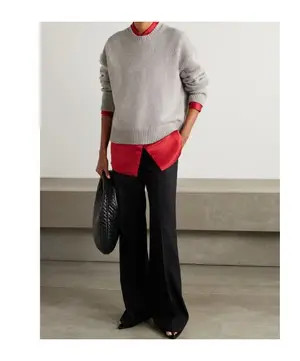 Loulou De Saison Pia Cashmere Crew Neck Sweater